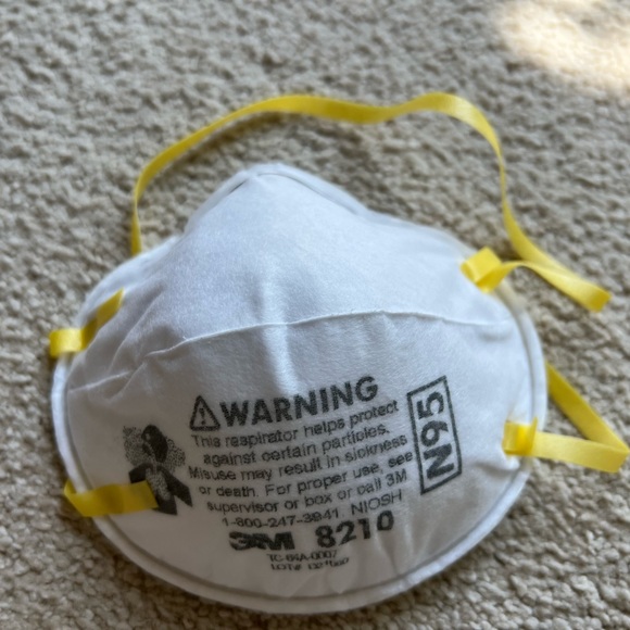 N95 | Accessories | N95 3m 82 White Face Mask Protection Face Cover New ...